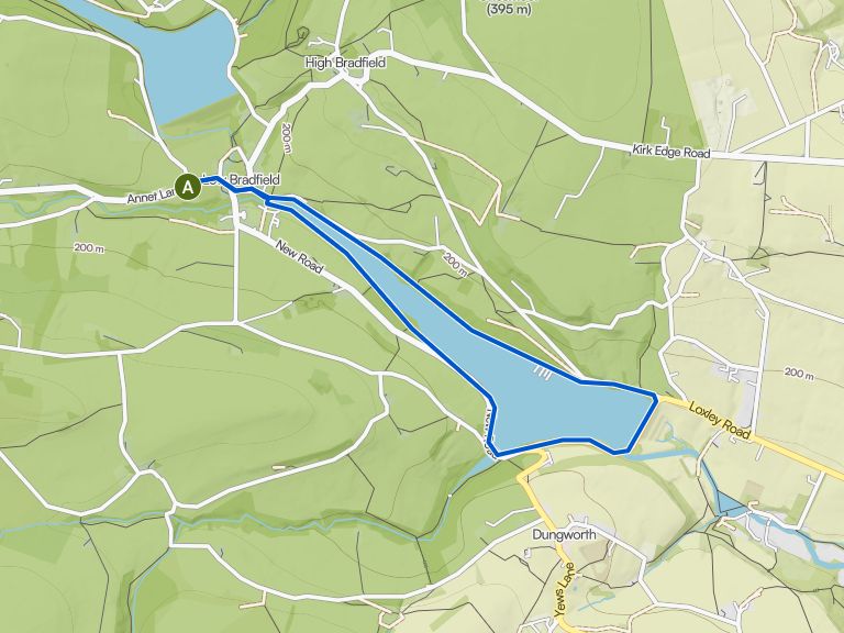 Damflask Reservoir loop — Peak District National Park | run | Komoot